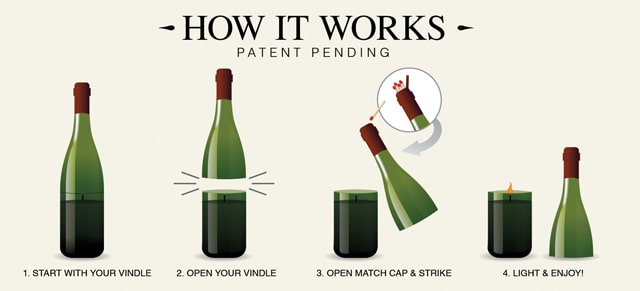 Vindles | A Candle in a Wine Bottle • The Naptime Reviewer