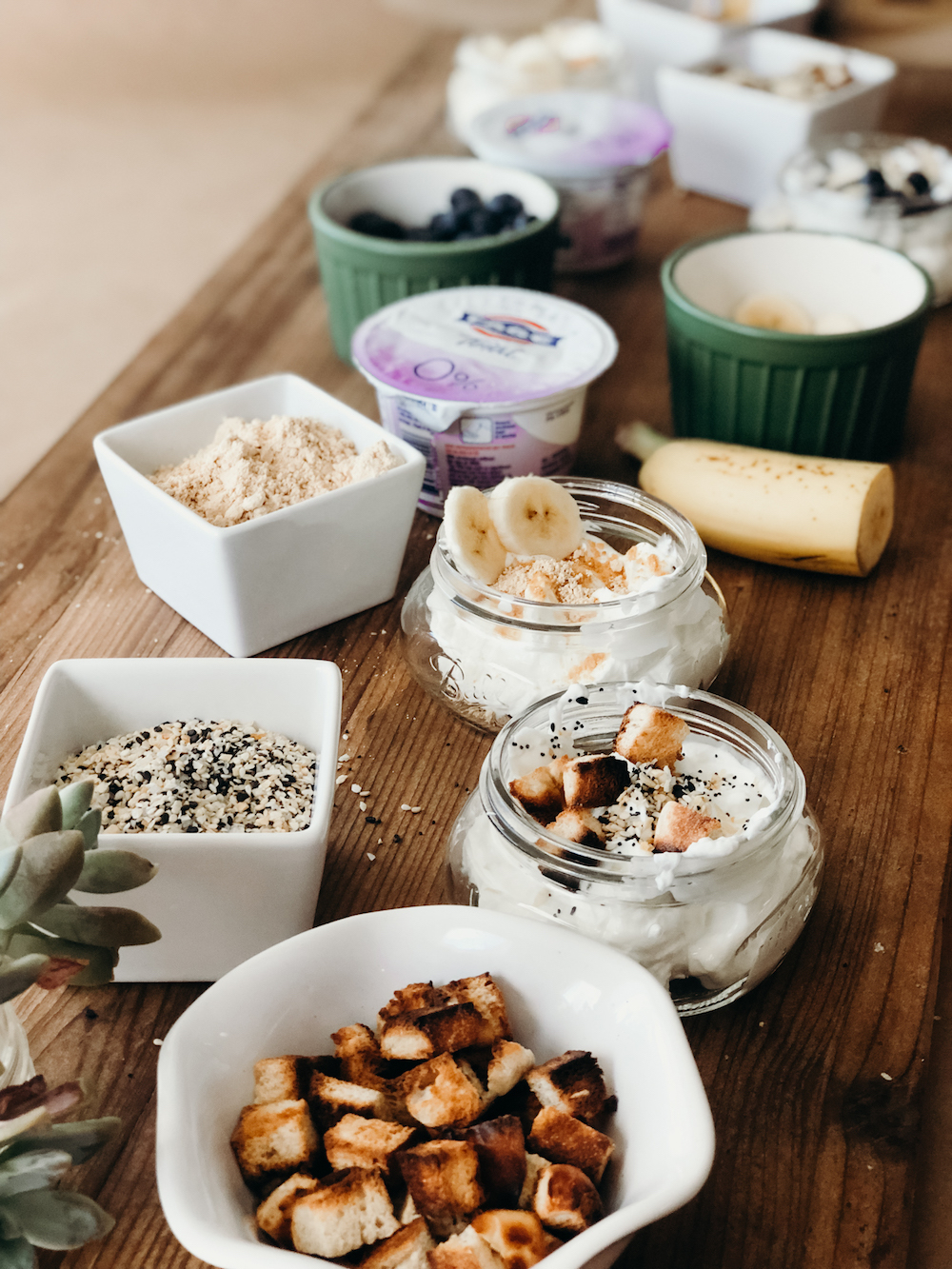 Sweet and Savory Yogurt Bar Ideas for After School Snacks • (The ...